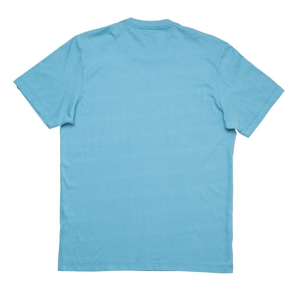 Camiseta Quiksilver Transfer Masculina Azul Azul