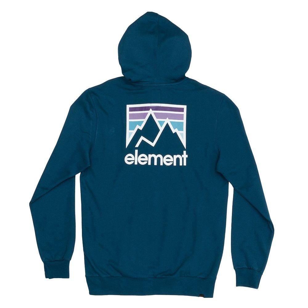 Moletom Element Aberto Joint Zip Masculino Pretróleo Azul