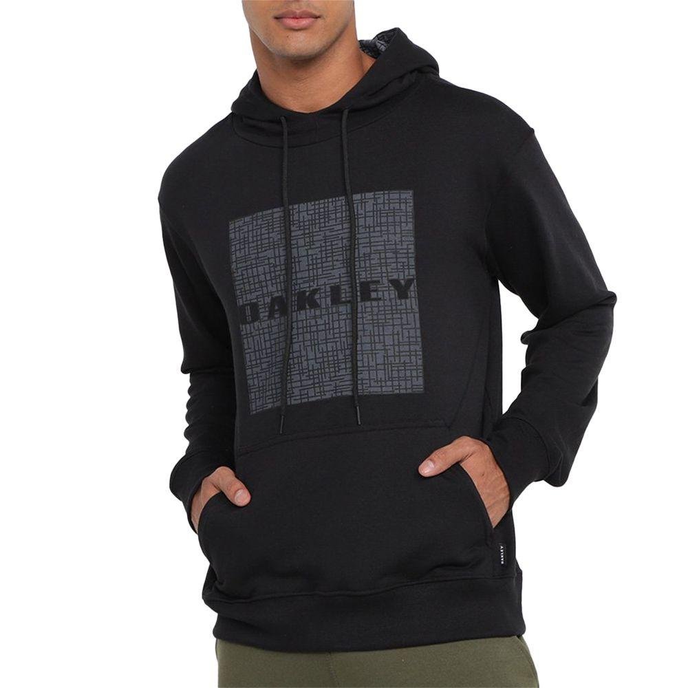 Moletom Oakley Canguru Mythologies Hoodie Masculino Preto Preto