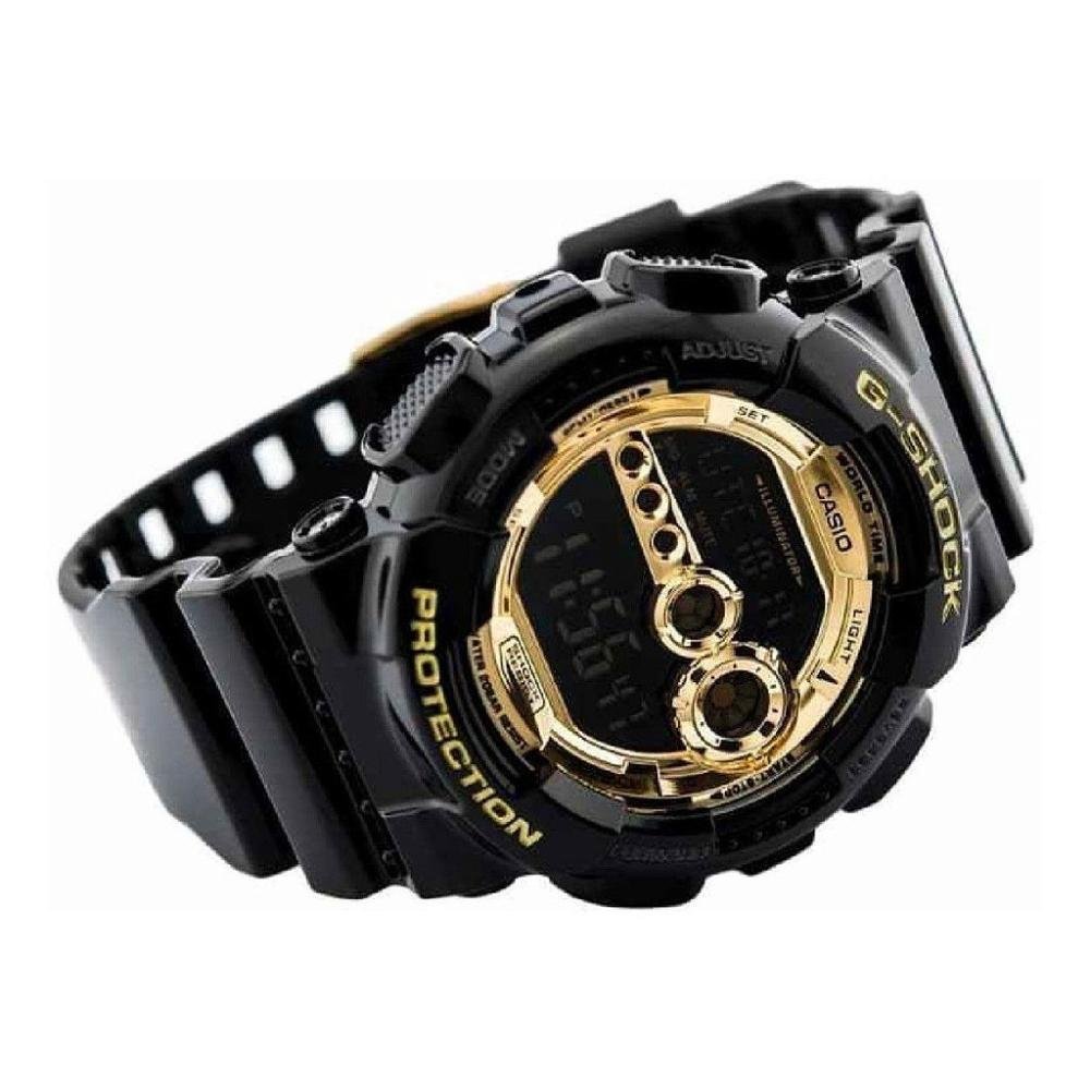 Relógio G-Shock GD-100GB-1DR Preto/Dourado Multicores