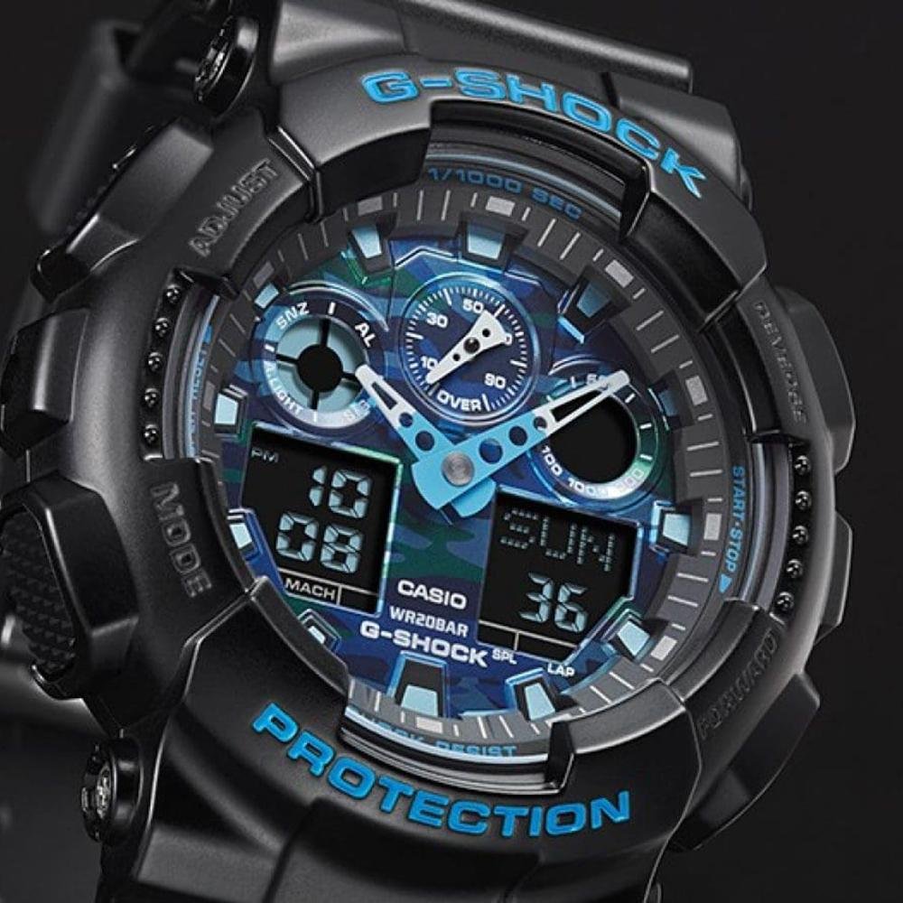Relógio G-Shock GA-100CB-1ADR Preto Preto