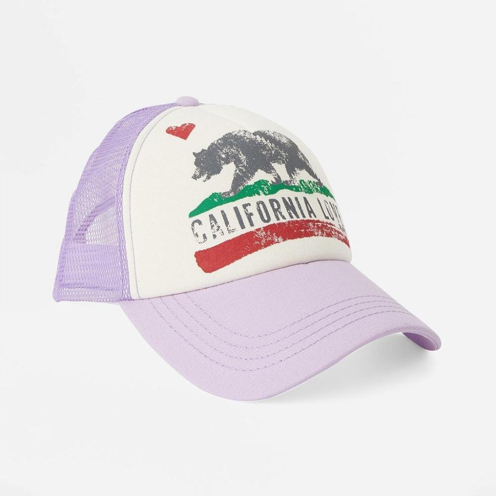 Boné Billabong Aba Curva Pitstop SM234 Lilac Breeze Roxo