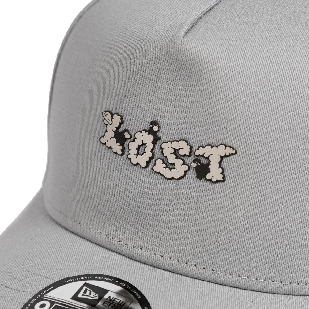 Boné Lost Aba Curva New Era Smoke Cinza Cinza