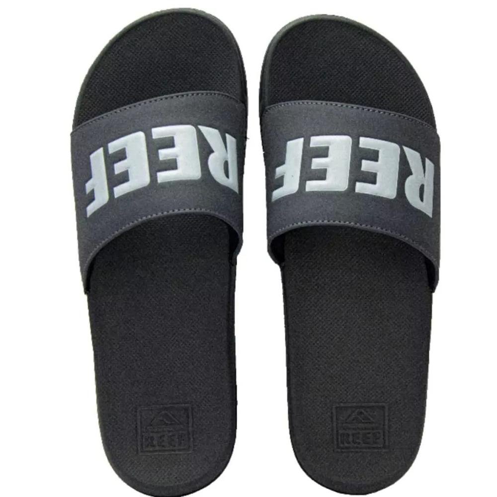 Chinelo Reef One Slide Masculino Black Preto