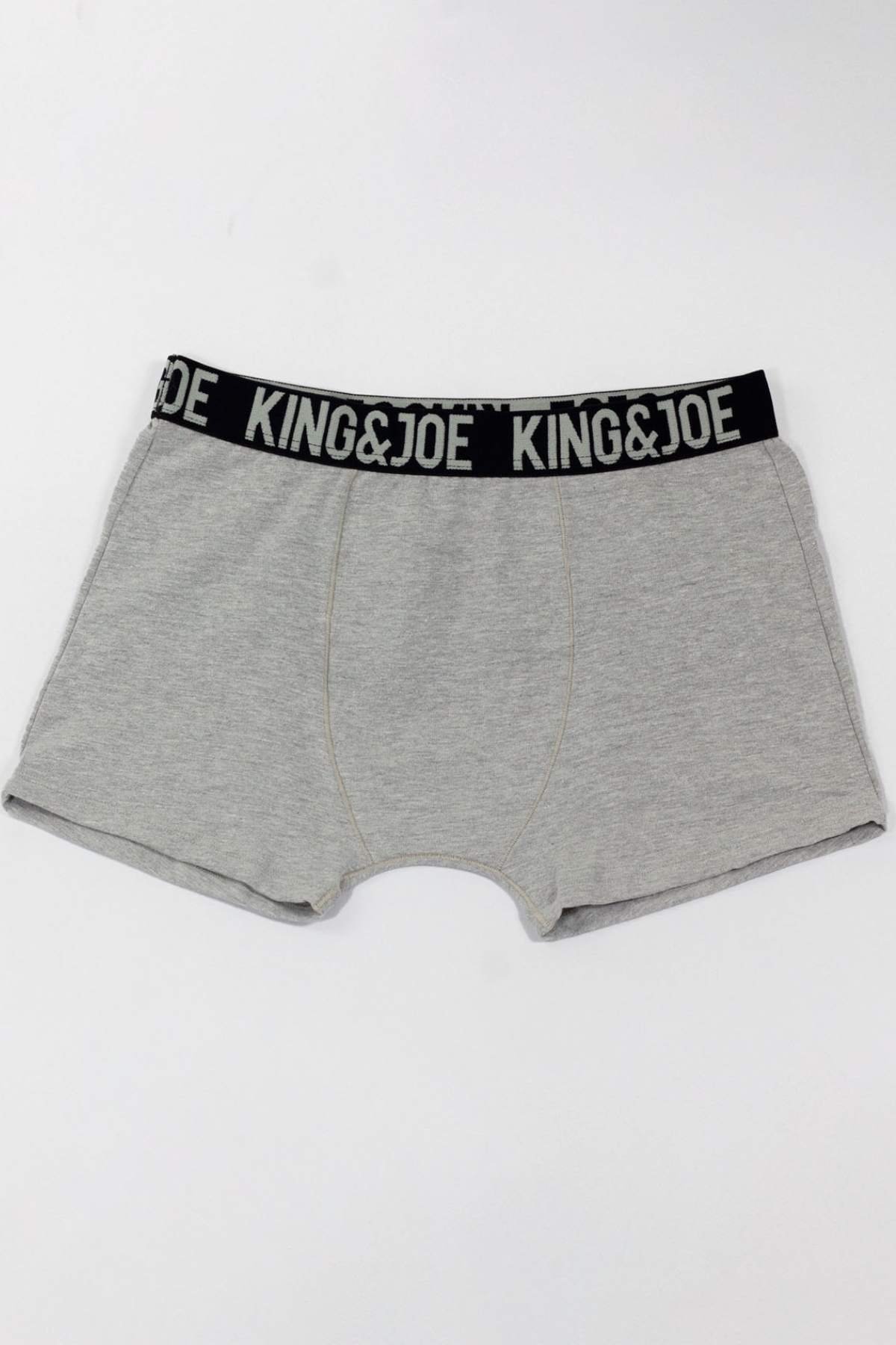 Cueca Boxer King e Joe | Mescla com Preto Multicores