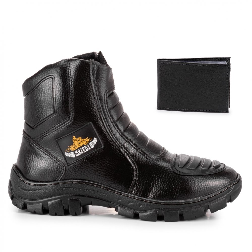 Bota Amanda Block Coturno Masculino Preto