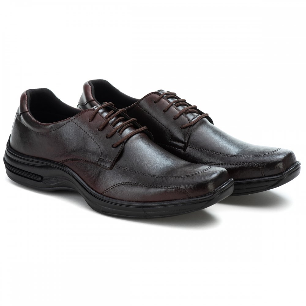 Sapato Casual Amanda Block AMANDA BLOCK Masculino 3907 Marrom