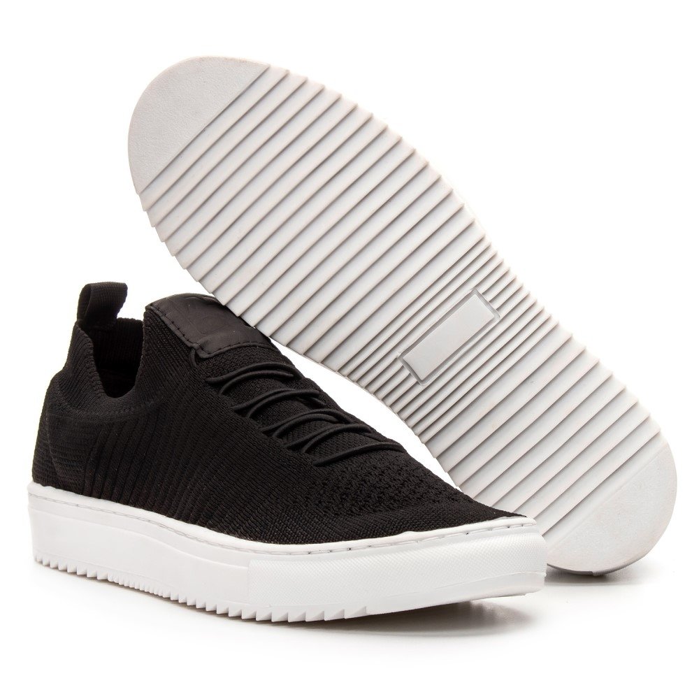 Tênis Amanda Block Casual Masculino Preto