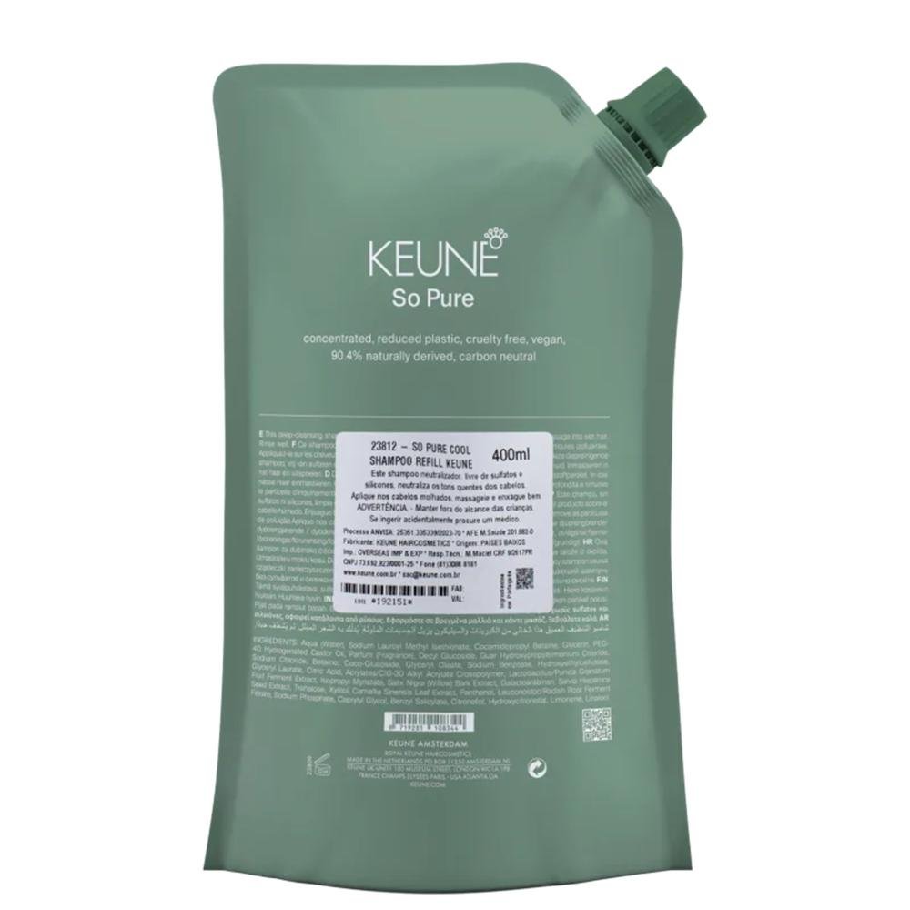 Keune So Pure Cool Refil - Shampoo 400ml 400ml