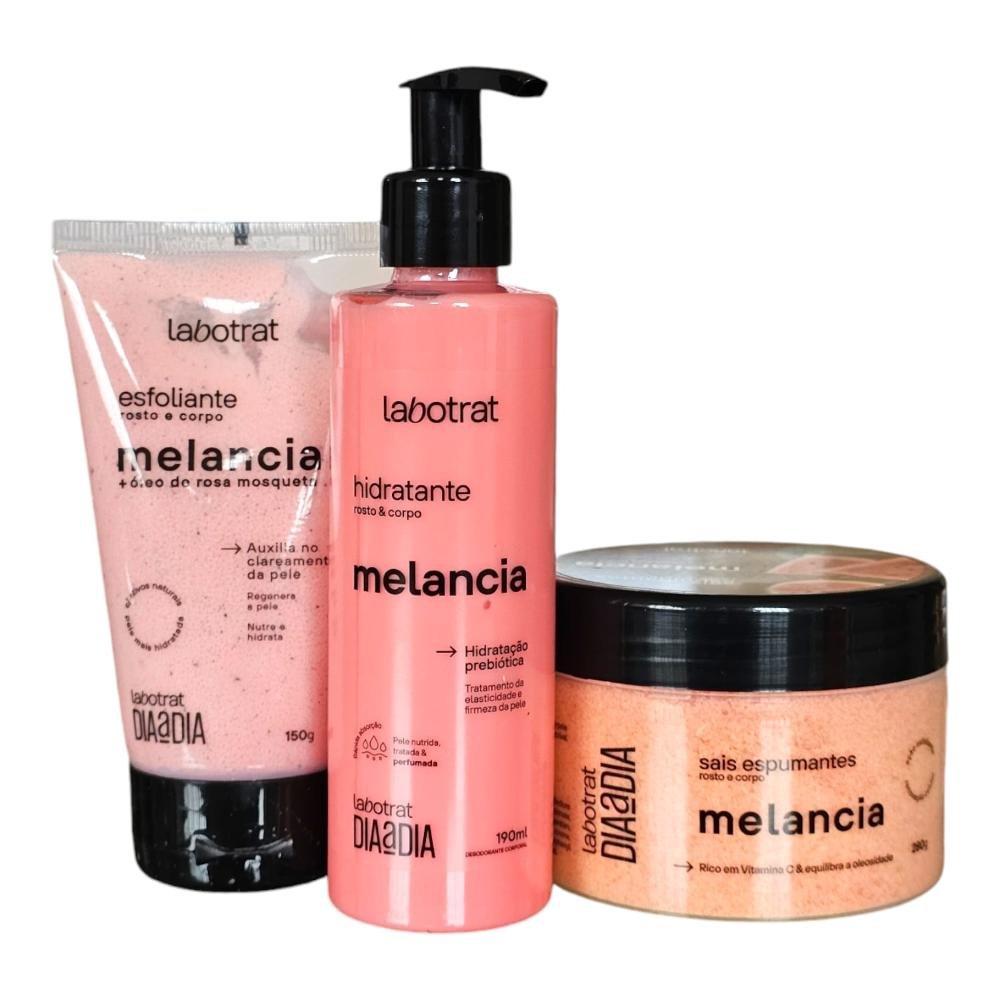 Kit Labotrat Dia a Dia Melancia - Hidratante 190ml + Esfoliante 150g ...