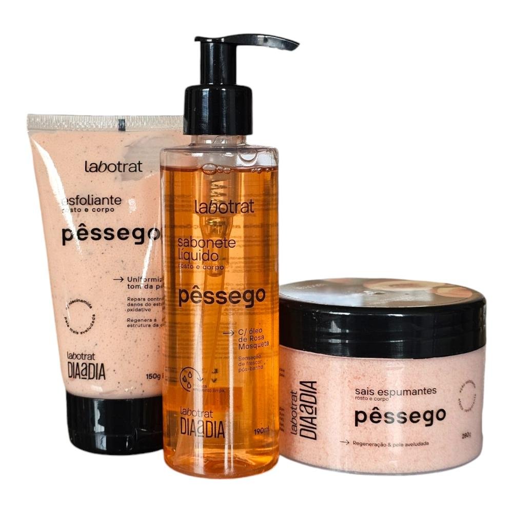 Kit Labotrat Dia a Dia Pêssego - Esfoliante 150g + Sabonete Líquido ...