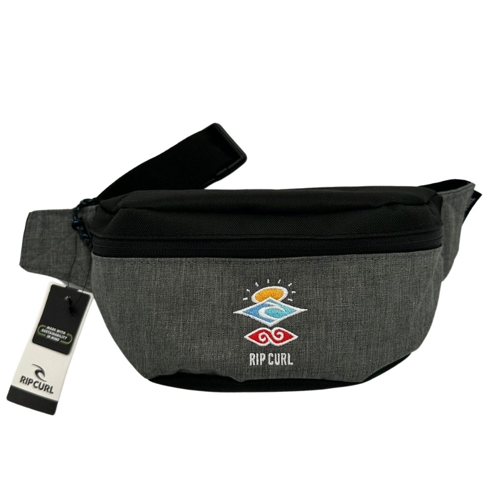 Pochete Rip Curl Waist Bag Small Icons Cinza Preto Multicores