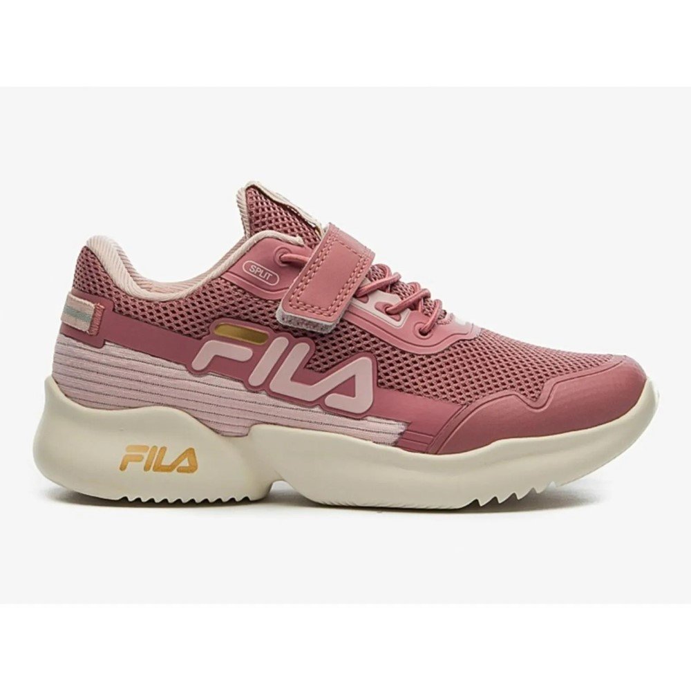 Tênis Fila Infantil Split VLC - Rosa e Dourado Rosa