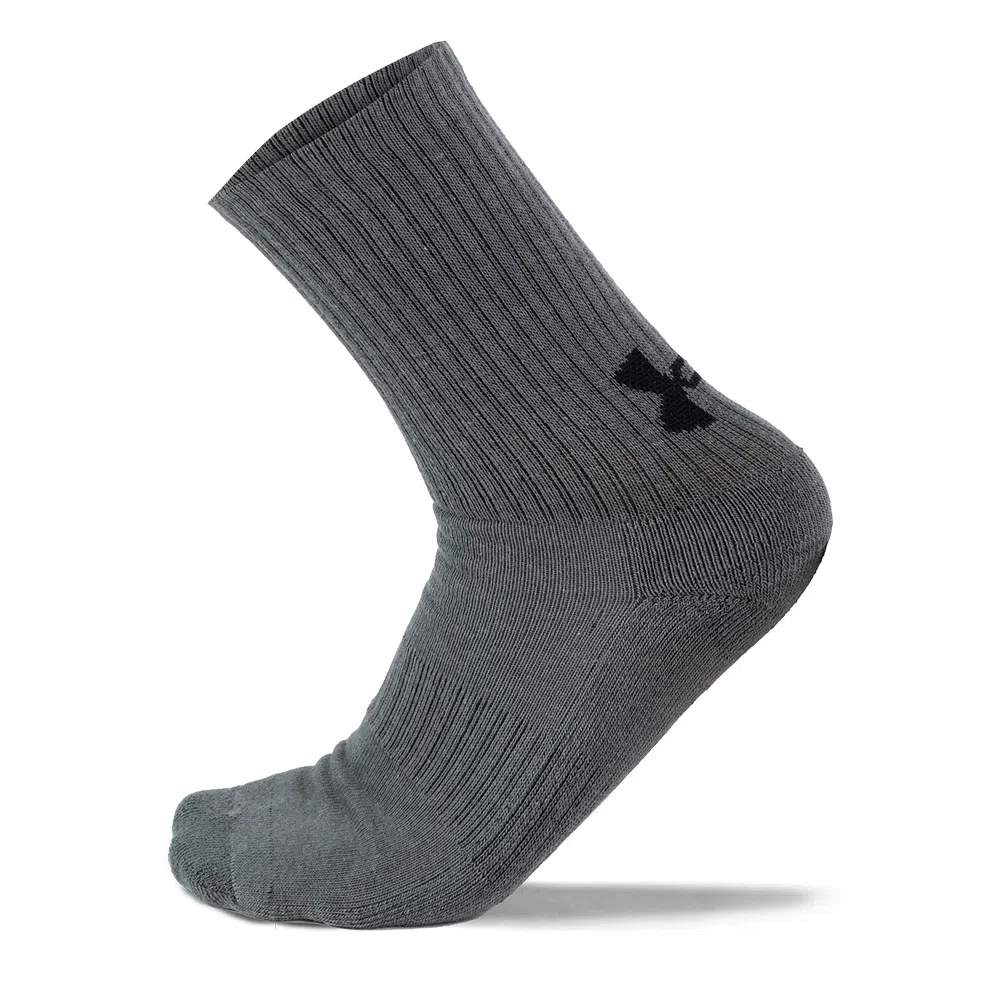 Meia Under Armour Core Cotton Preto