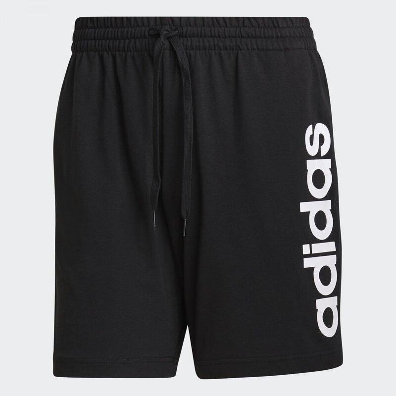 BERMUDA ADIDAS LOGO LINEAR Preto