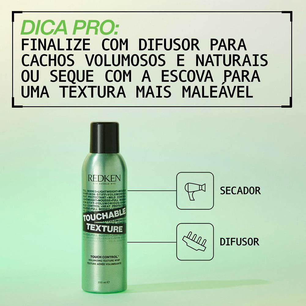 Spray Fixador Redken Touchable Texture 200ml
