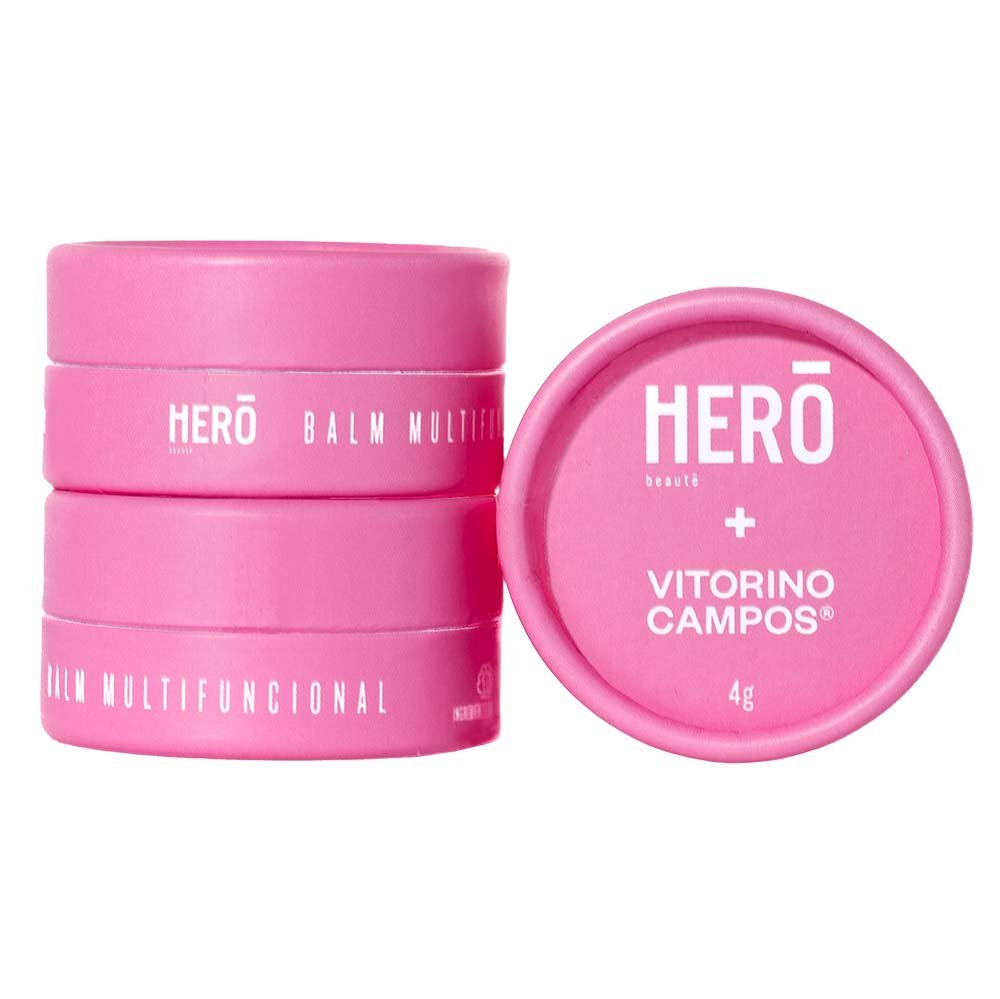 Balm Funcional Hero Beaute Rosa Vitorino Campos Rosa