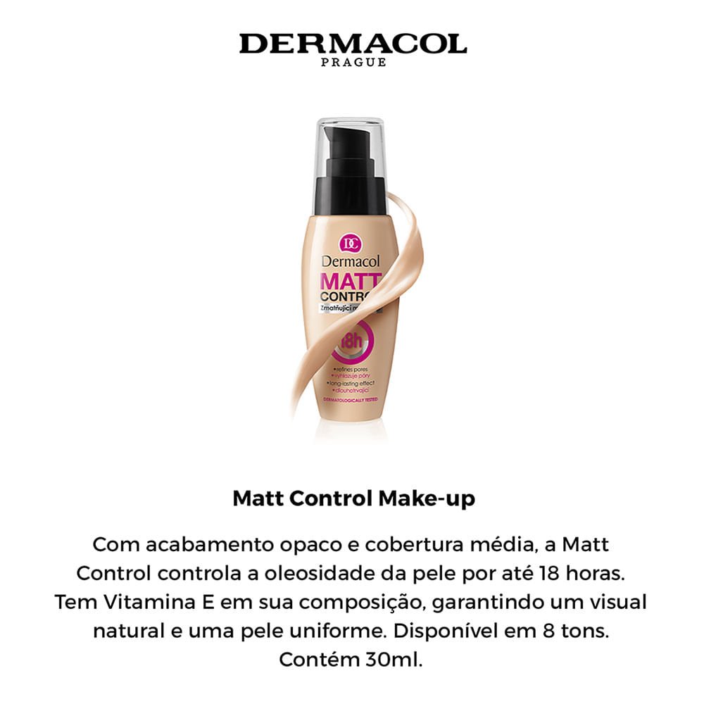 Base Cremosa Dermacol Matt Control