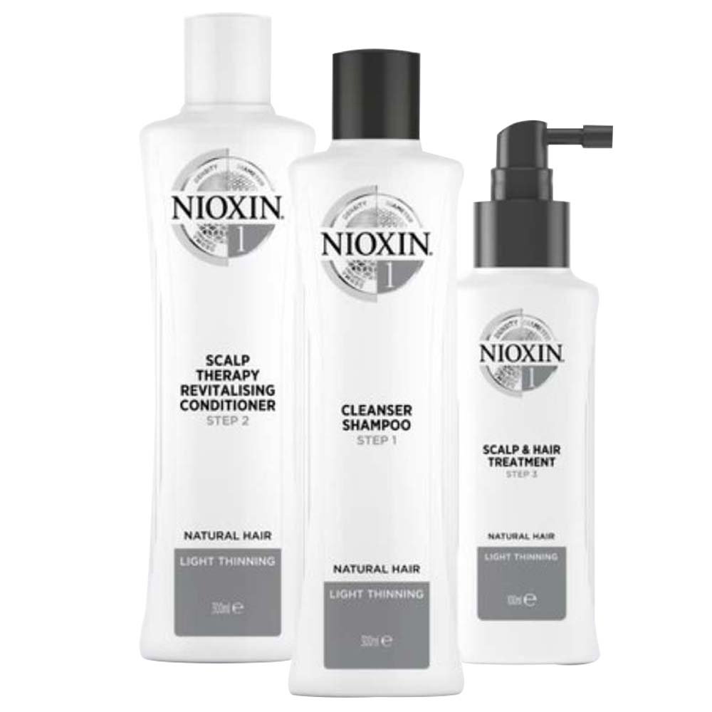 Nioxin Loyalty Kit Sistema 1 - Shampoo + Condicionador + Leave-in ÚNICO