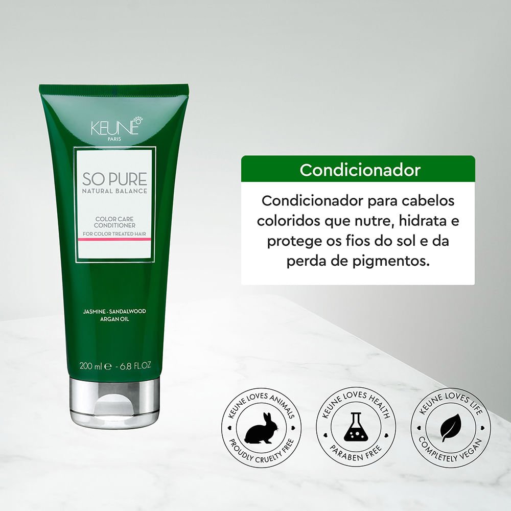 Keune So Pure Color Care - Condicionador Fortalecedor 200ml