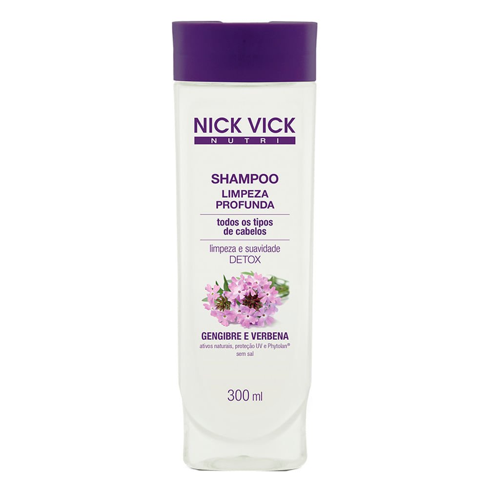 Nutri-Hair Limpeza Profunda Nick & Vick - Shampoo de Limpeza Profunda 300ml
