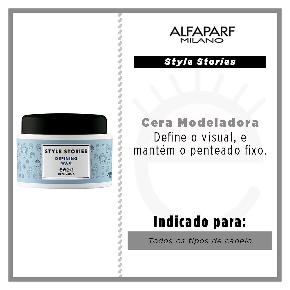 Cera Modeladora - Alfaparf Milano Style Stories Defining Wax 75ml