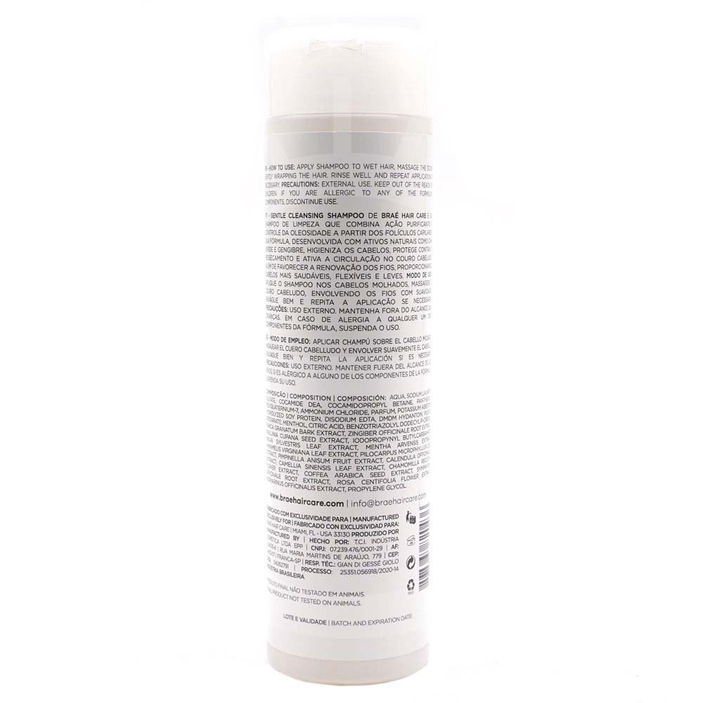Braé Puring Gentle Cleansing Shampoo Anti-oleosidade 250ml