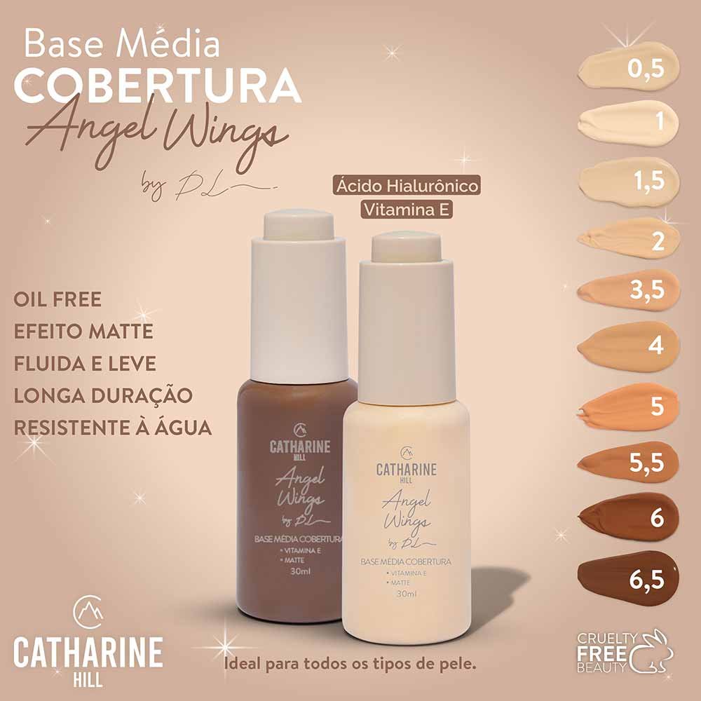 Base Líquida Média Cobertura Catharine Hill by Pri Lessa - Angel Wings ...