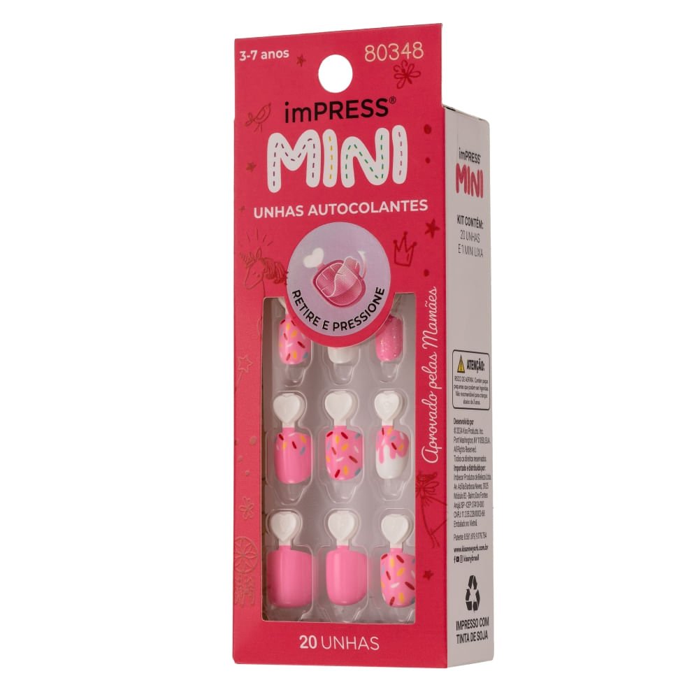 Mini Unhas Autocolantes Infantil ImPRESS - Super Duper Super Duper
