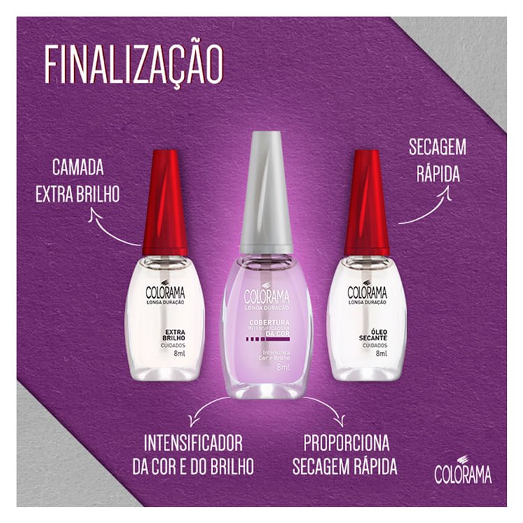 Base Extra Brilho Colorama 8ml