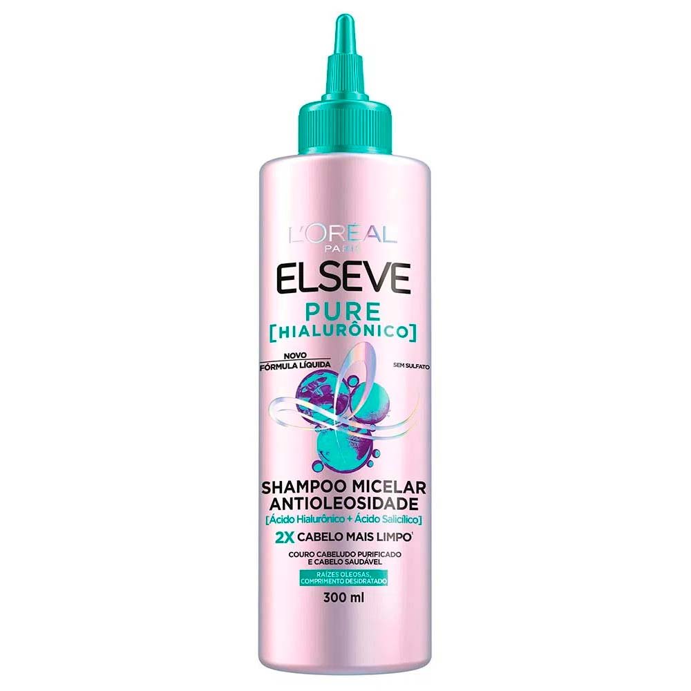 Elseve Pure Hialurônico Kit - Shampoo Micelar + Creme de Tratamento ÚNICO
