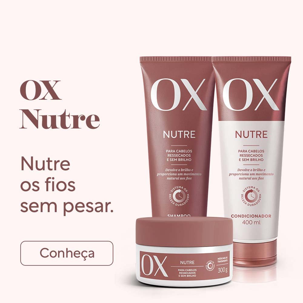 Máscara de Tratamento OX Cosmeticos Nutre 300g
