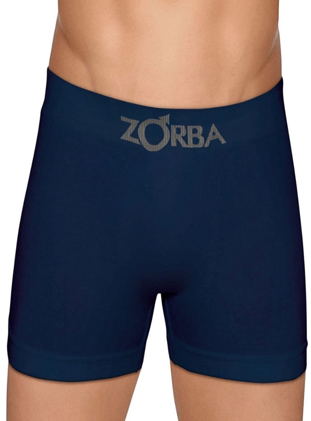 Cueca Boxer Zorba 0781 Seamless Algodão T. P/GG Cinza