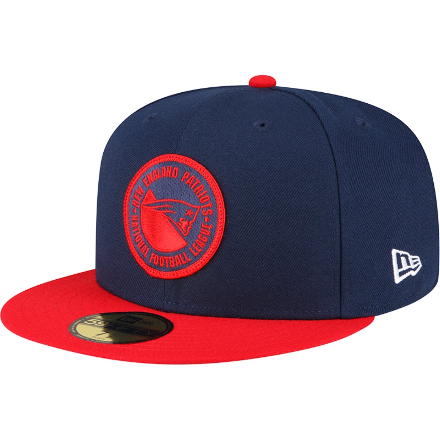Bone New Era 59FIFTY Fitted New England Patriots Sideline 2023 Team ...