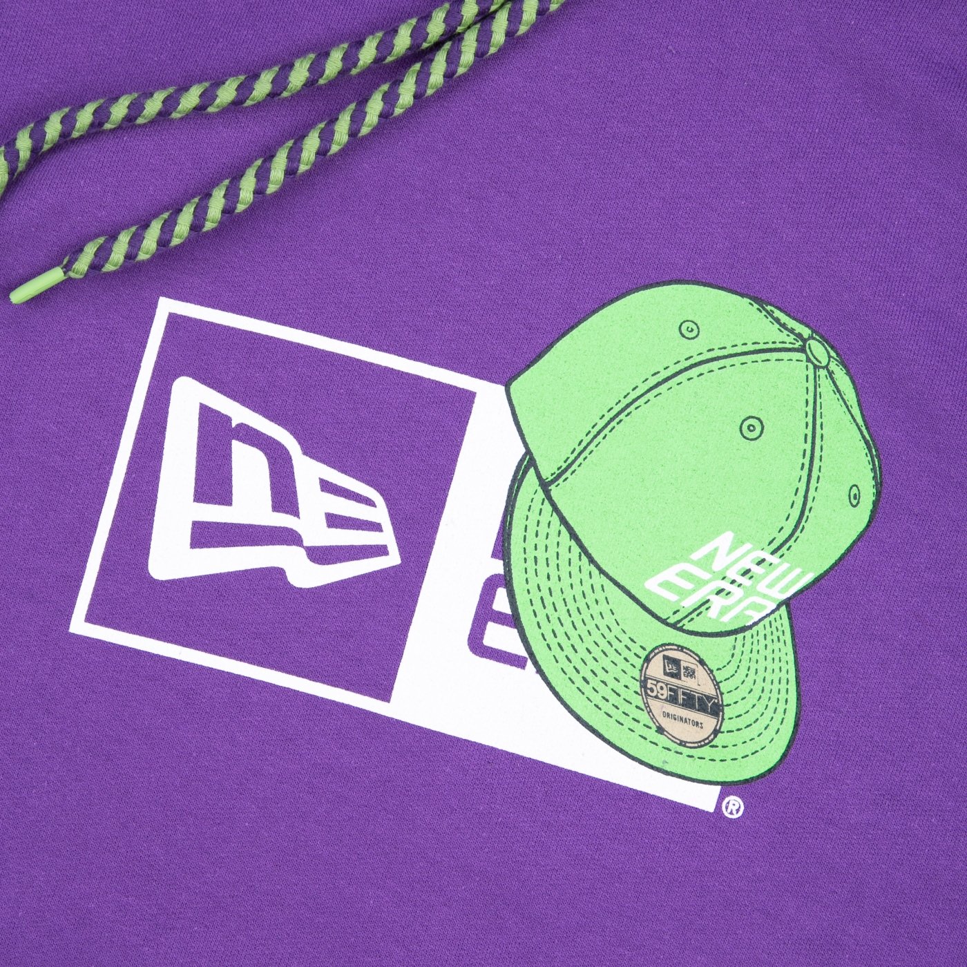 Moletom New Era Inf Core Box Cap Roxo