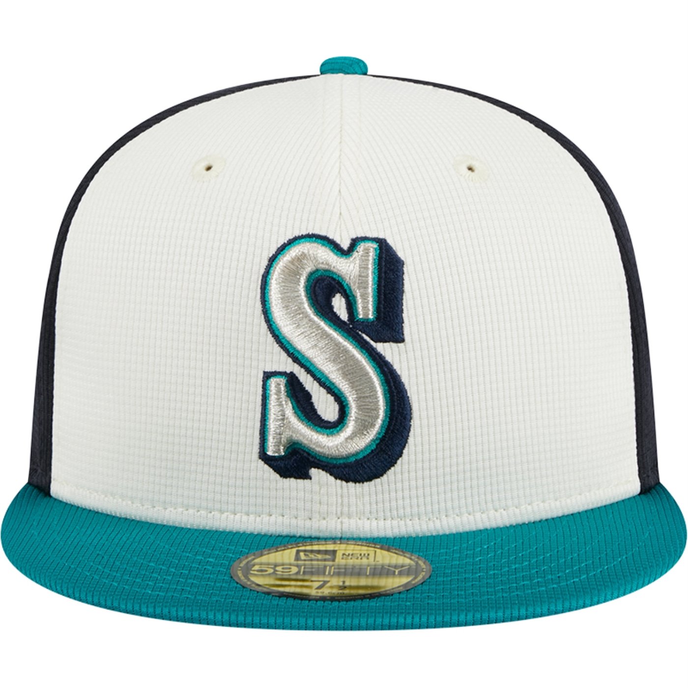 Bone New Era 59FIFTY Fitted Batting Practice 2025 MLB Seattle Mariners ...