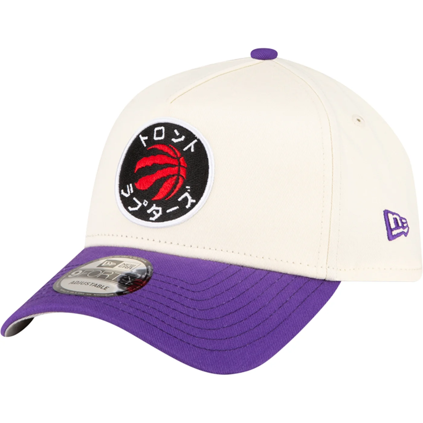 Bone New Era 9FORTY A-Frame Hyperfly Katakana Toronto Raptors Off White