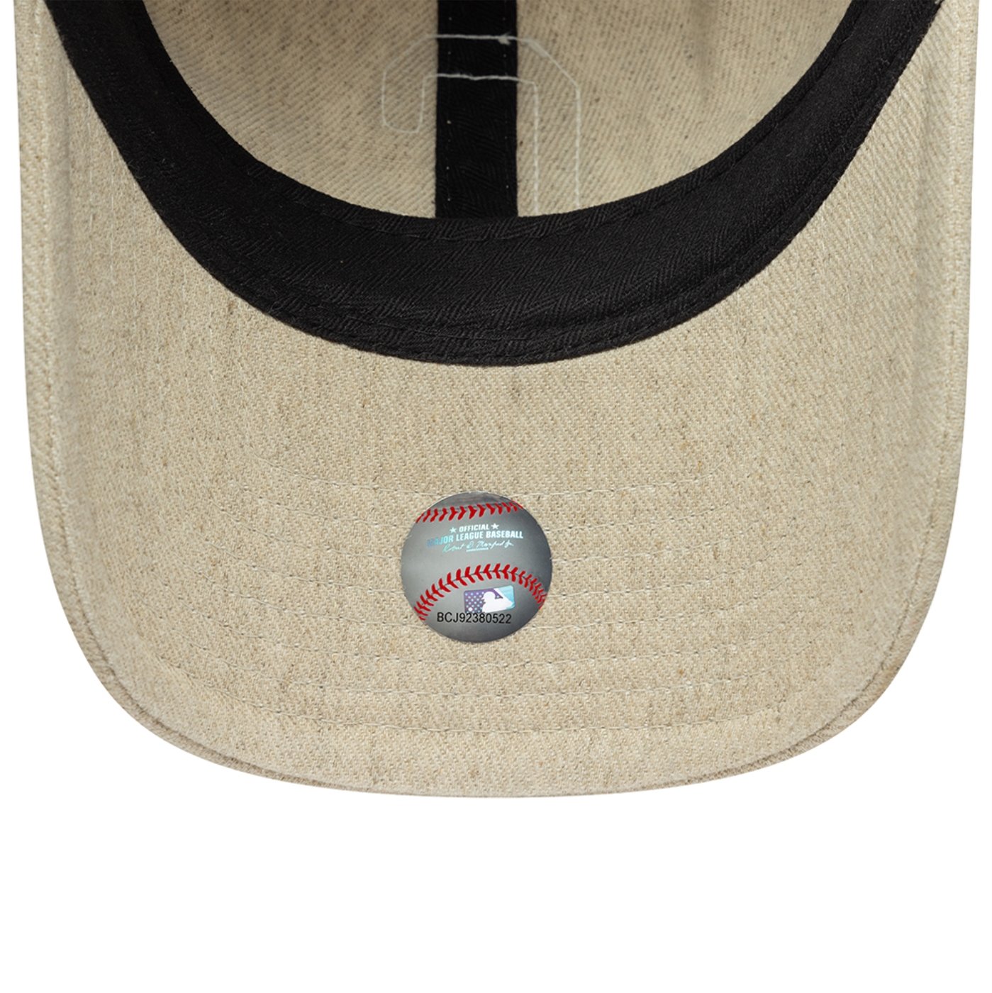 Bone New Era 9TWENTY Chicago Cubs MLB Cooperstown Patch Bege