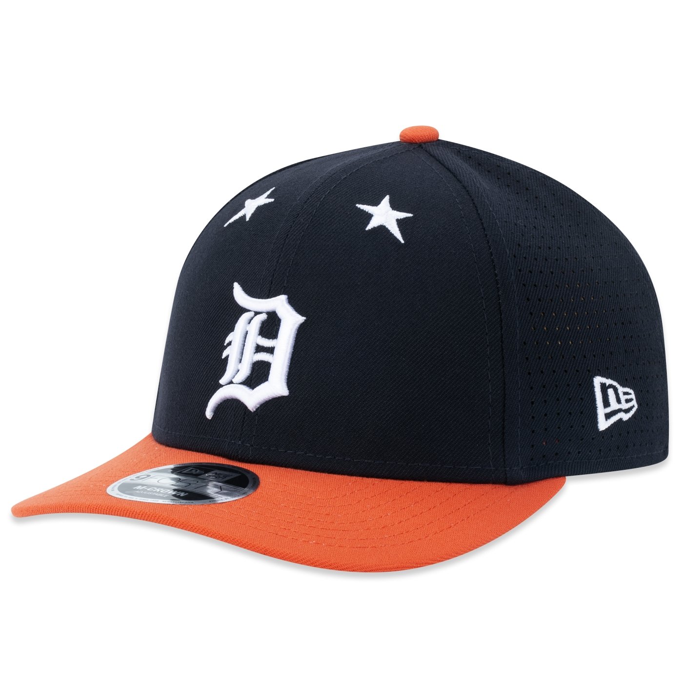 Bone New Era 9FORTY M-Crown Detroit Tigers MLB Marinho Marinho