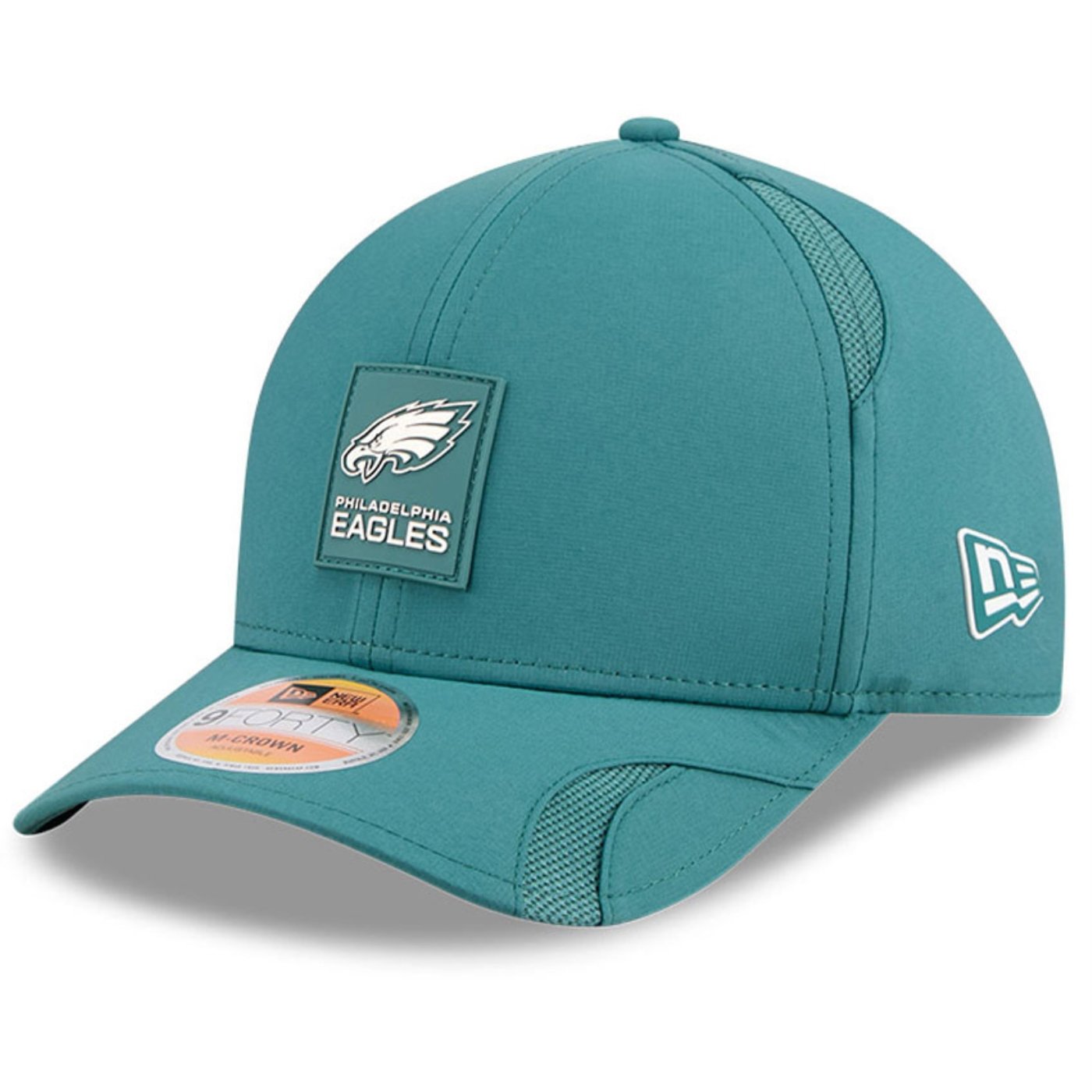 Bone New Era 9FORTY M-CROWN Philadelphia Eagles NFL Sideline Verde Verde
