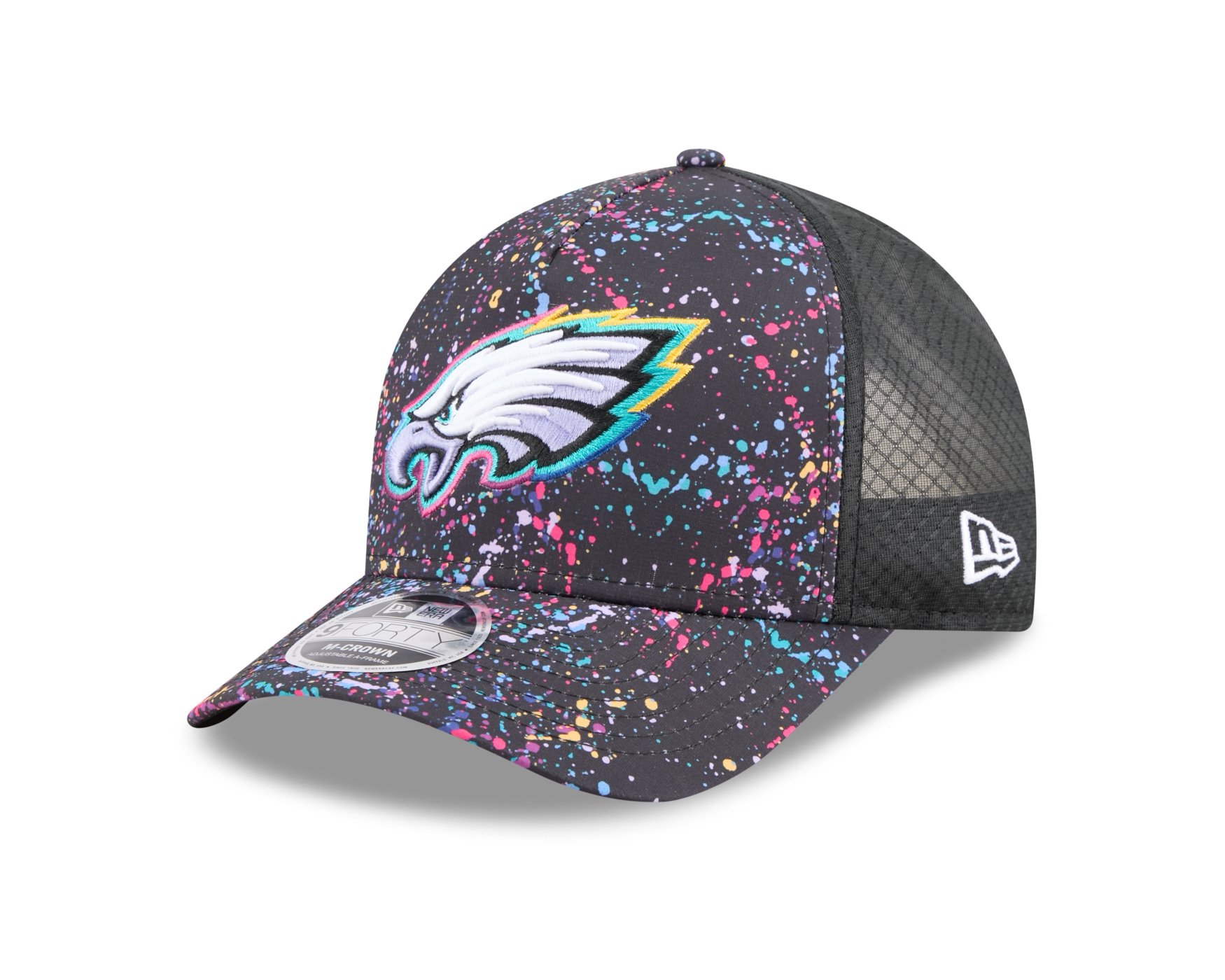 Bone New Era 9FORTY M-Crown A-Frame Philadelphia Eagles NFL Preto ...