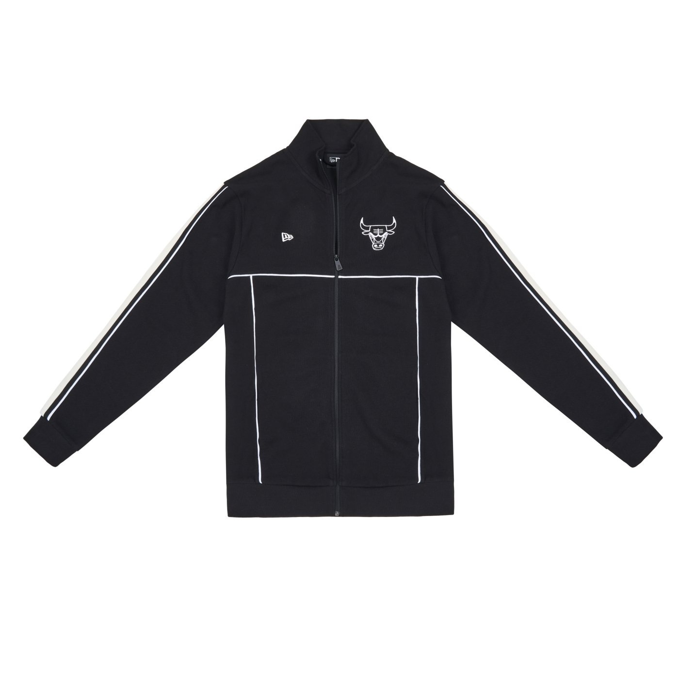Jaqueta New Era Coach Chicago Bulls NBA Preto Preto