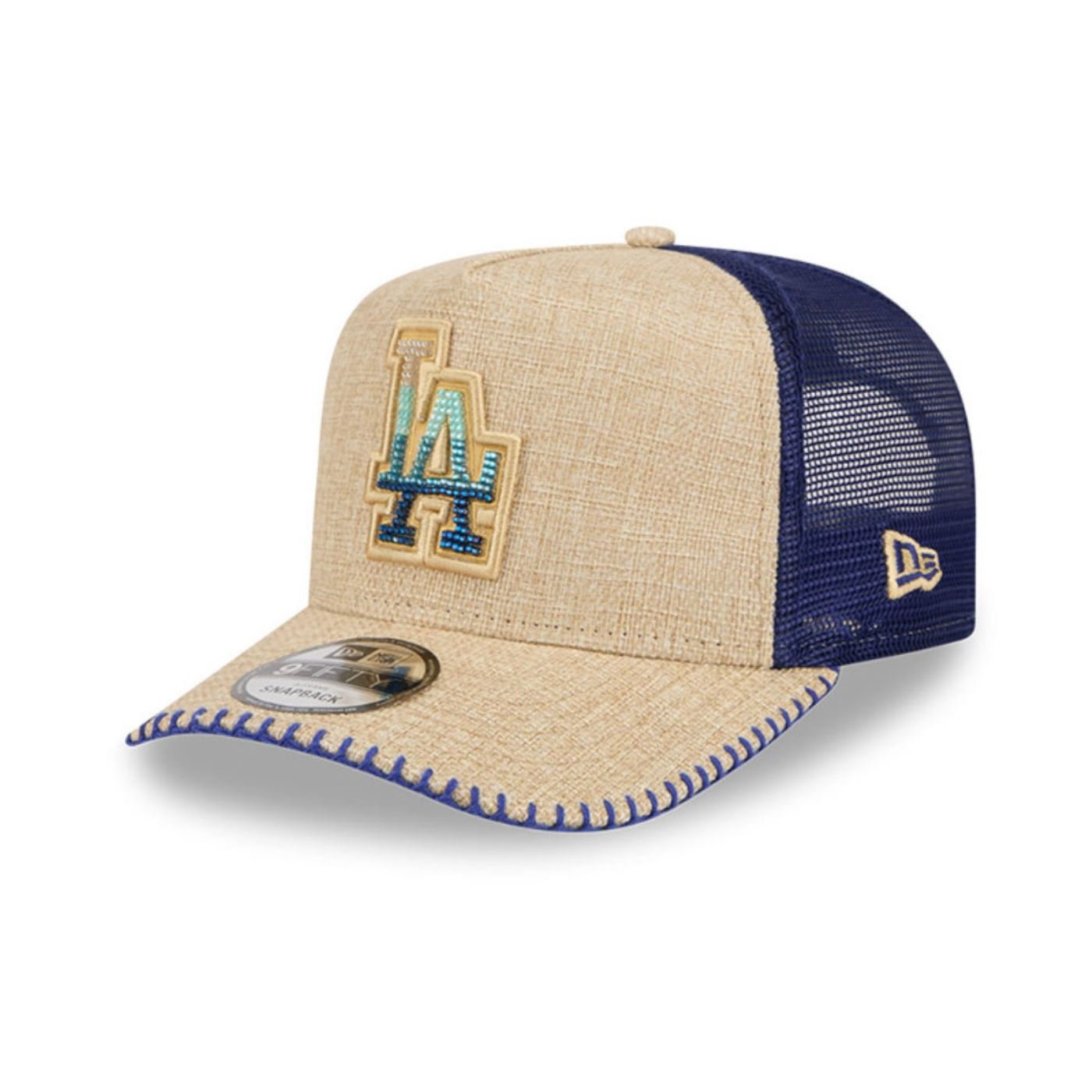 Bone New Era 9FIFTY A-Frame Snapback Los Angeles Dodgers Bege