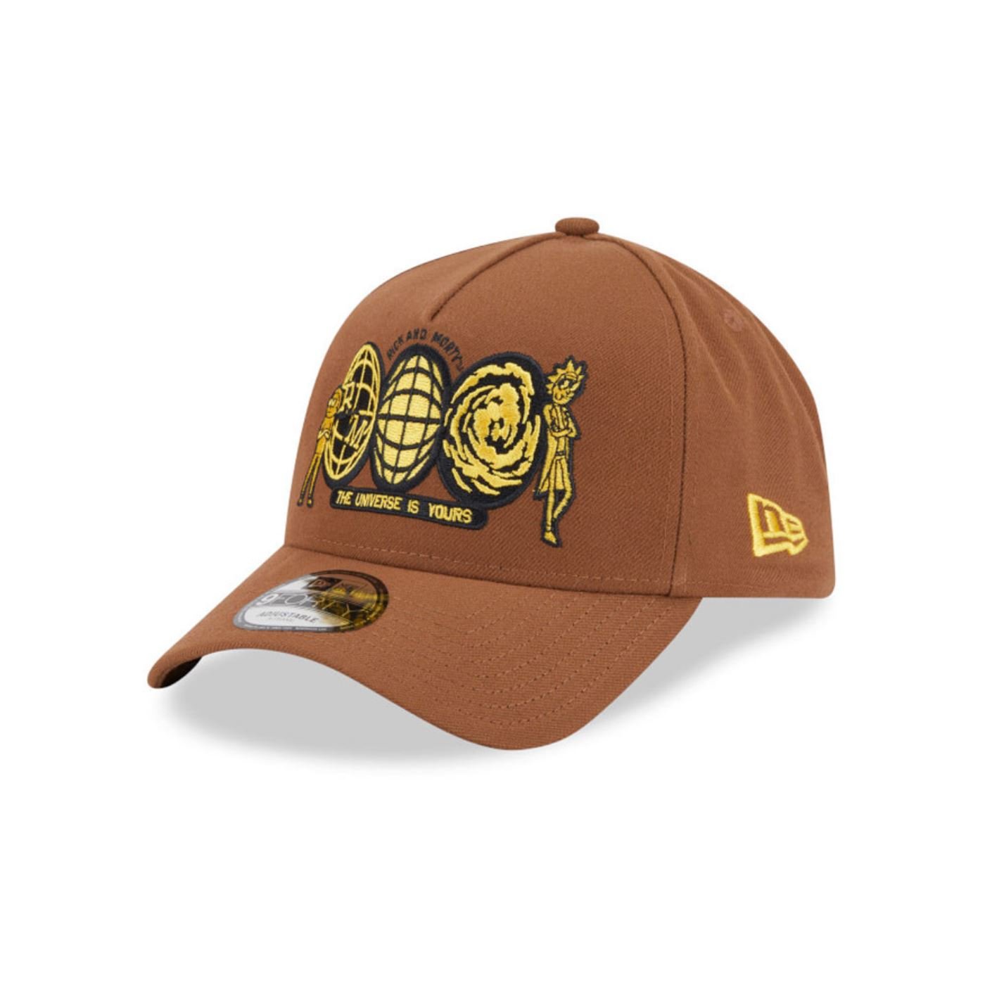 Bone New Era 9FORTY A-FRAME SNAPBACK Rick And Morty Marrom Marrom