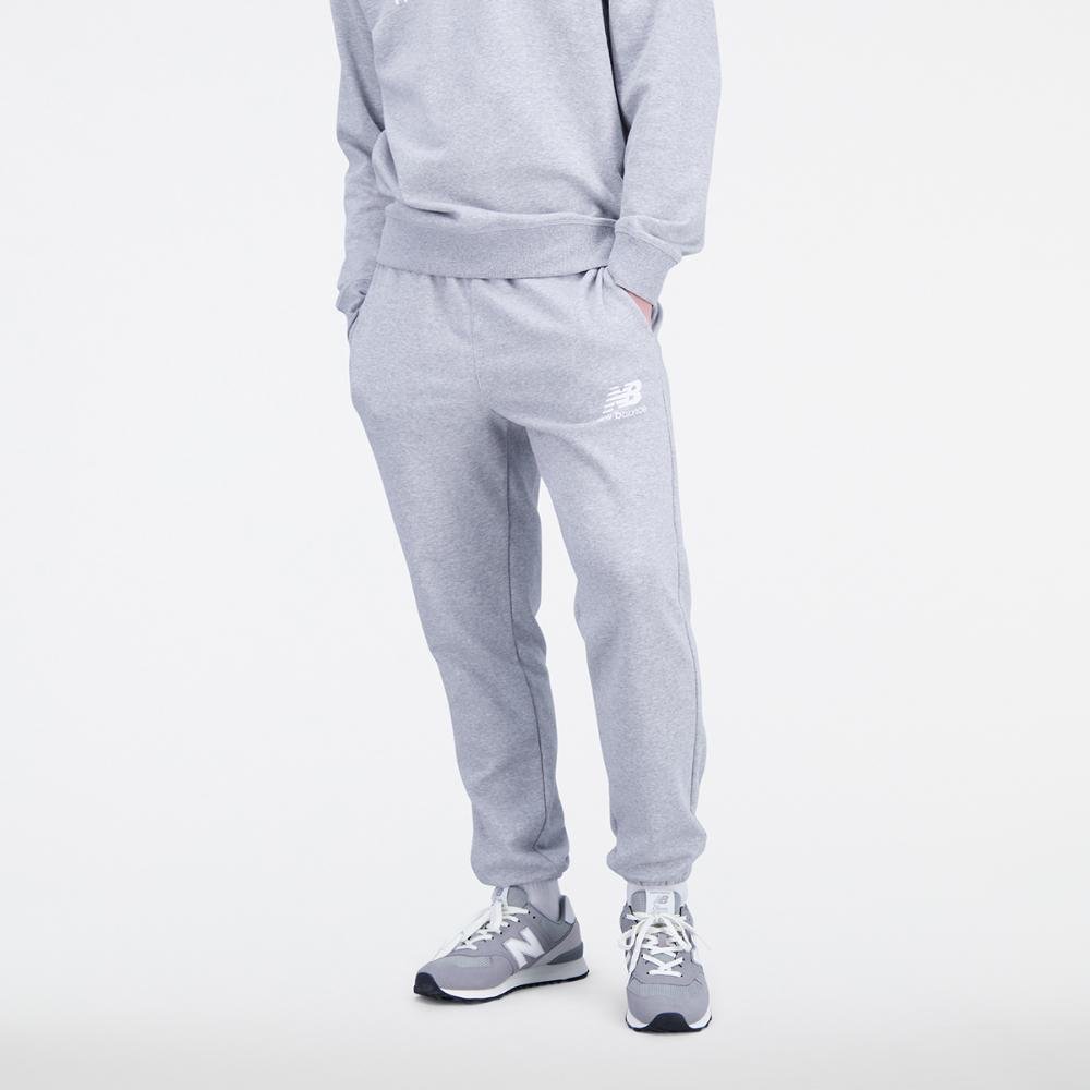 Calça New Balance Essentials Basic Masculina Cinza