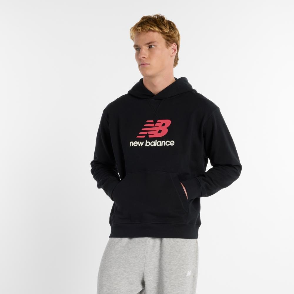 Casaco Com Capuz Athletics Logo Masculino Preto