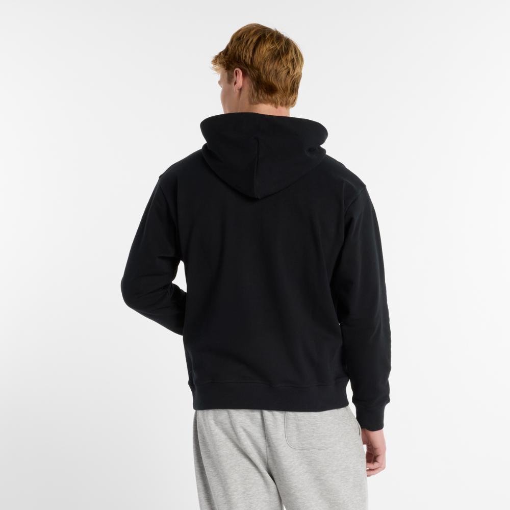 Casaco Com Capuz Athletics Logo Masculino Preto