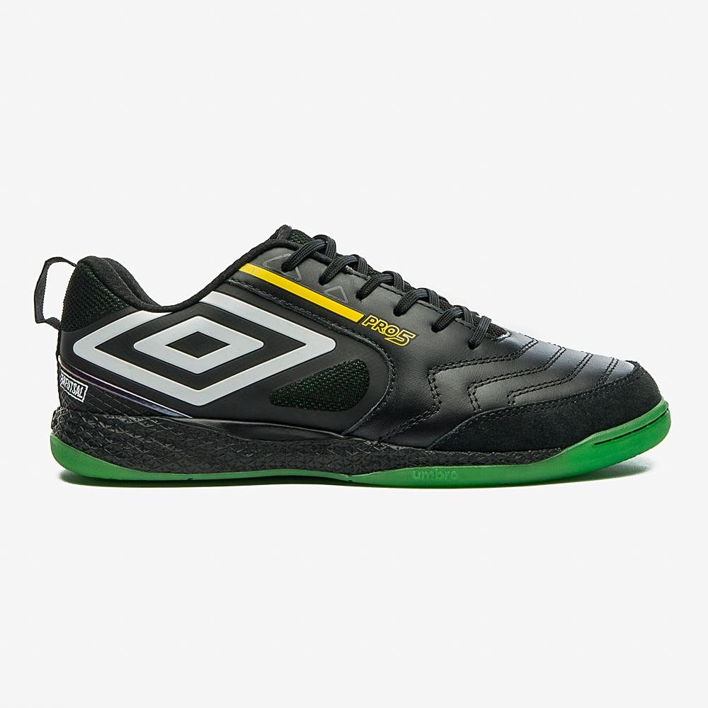Chuteira Futsal Umbro Pro 5 Bump Brfutsal Preto
