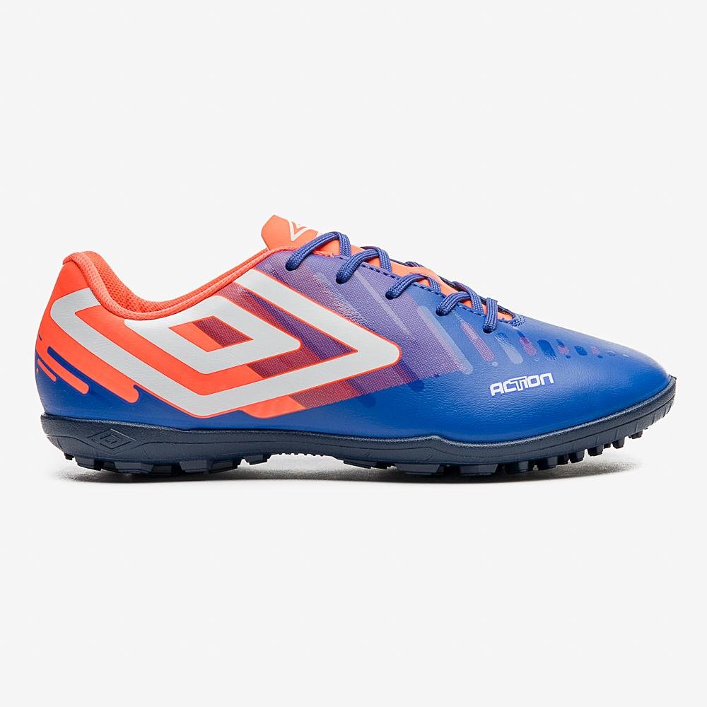 Chuteira Society Umbro Action Azul