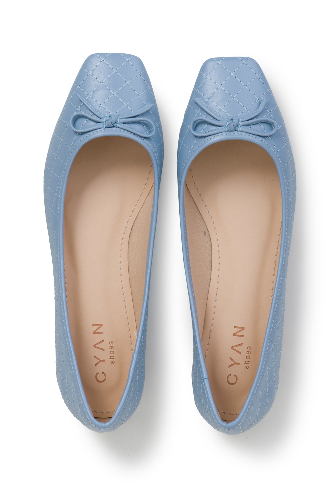 Sapatilha Cyan Shoes Lena Couro Azul Azul